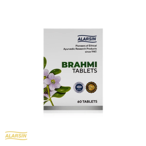 Alarsin Brahmi Tablets | Boosts Brain & Body Health - Alarsin Ayurved