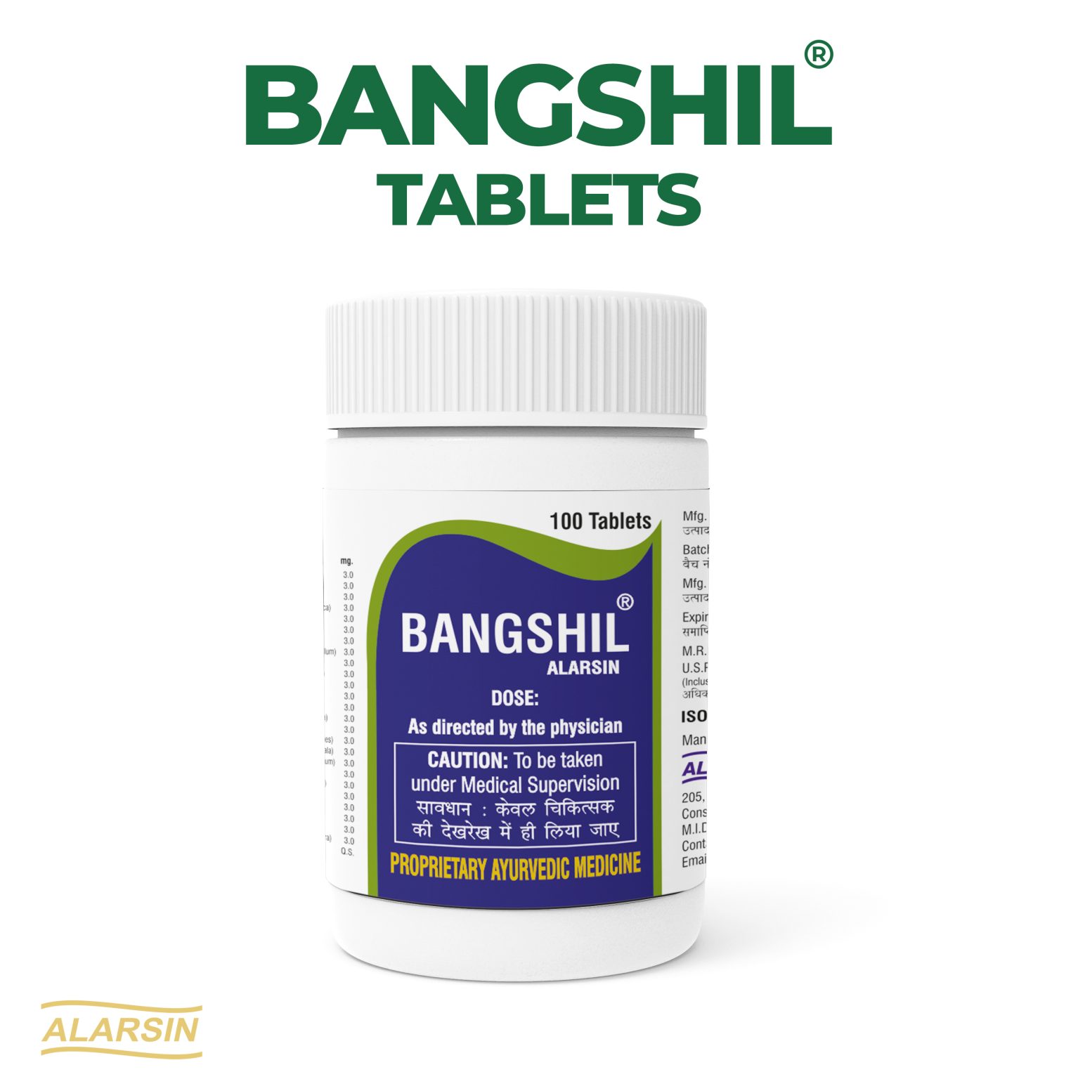 Alarsin Bangshil - Tablet | Genito Urinary Tract Infection - Alarsin ...